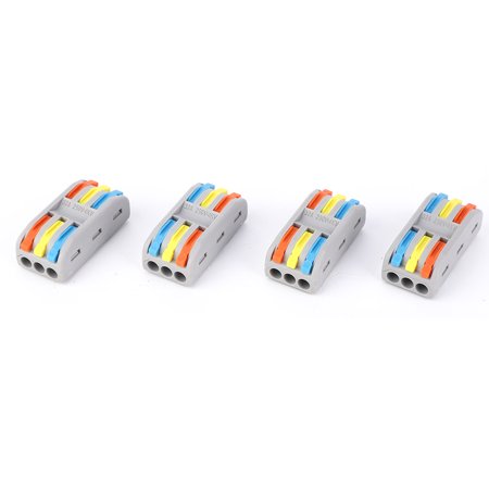 Wire Terminal Block Wire Docking Terminal Cable Connector 10pcs PCT3-3 ...