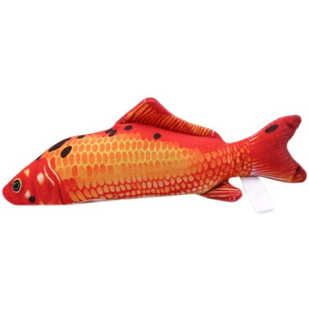 LoveAloe Simulation Koi Fish Plush Toys Soft Animals Pillow Dog Cat Toy ...