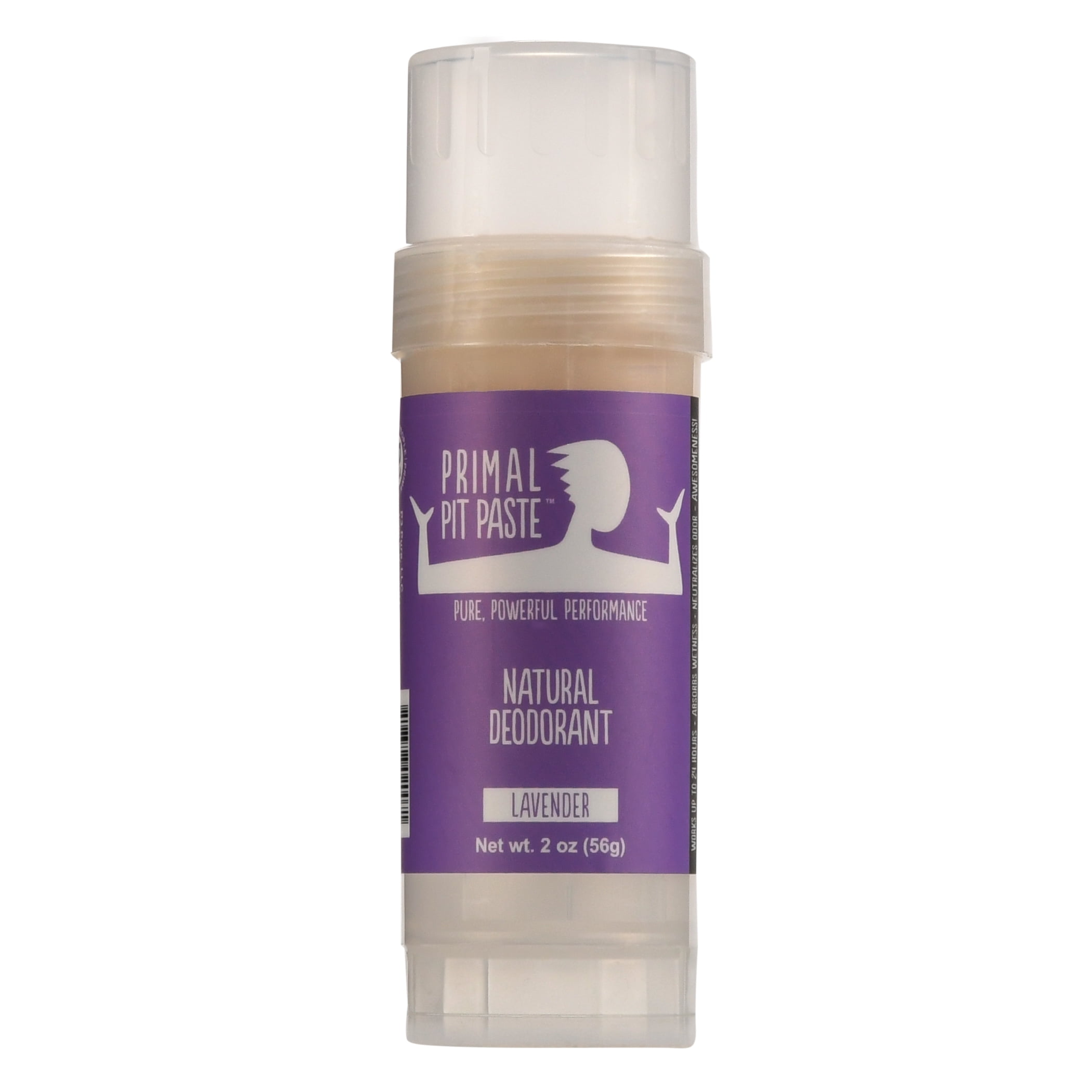 Primal Pit Paste Lavender Natural Deodorant Stick, 2 Oz. - Walmart.com