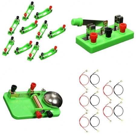 Single Pole Dual Throw Switch Bell Battery Holder Physics Electrical ...