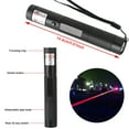 200Miles Red Laser Pointer Pen Visible Beam 18650 Light Lazer Lamp ...