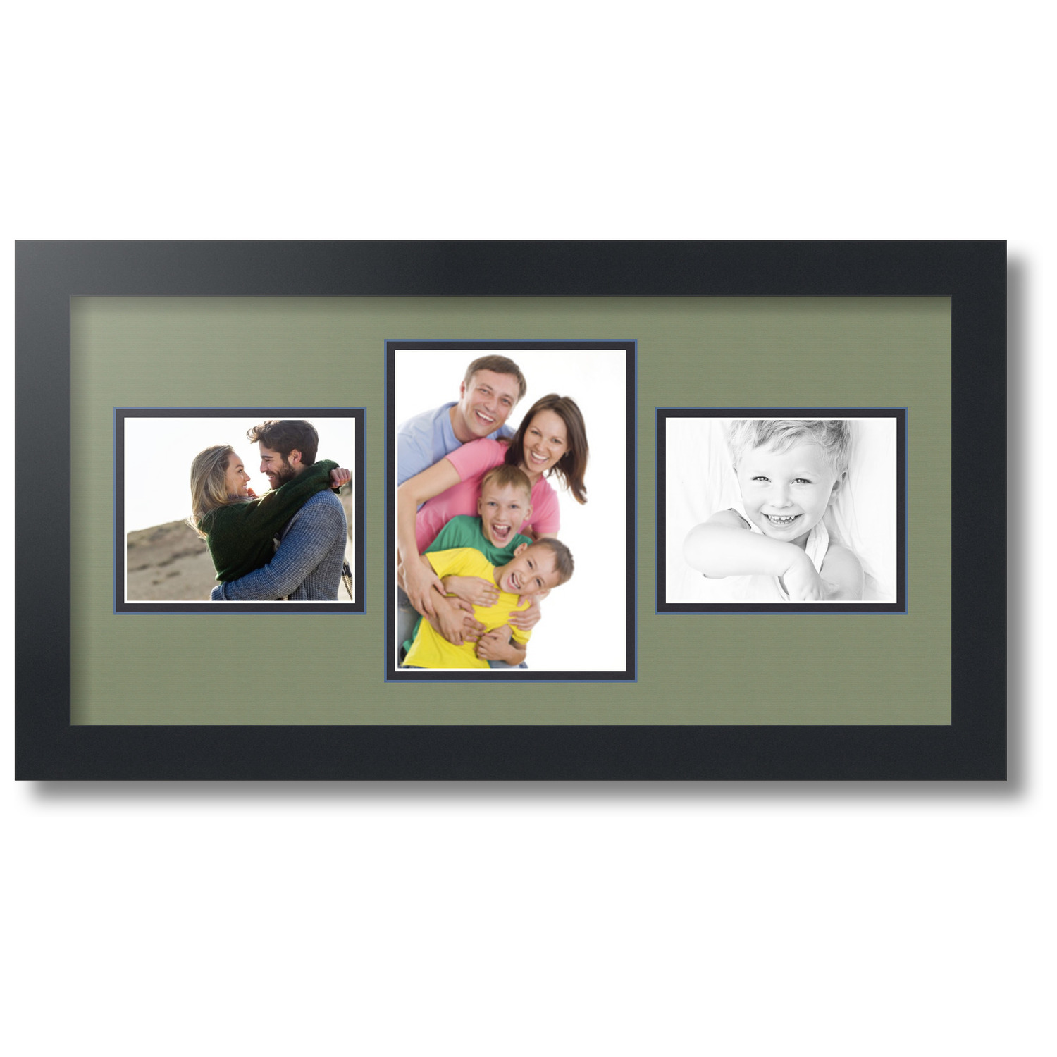 ArtToFrames Collage Photo Picture Frame with 1 - 5x7 and 2 - 4x5 ...