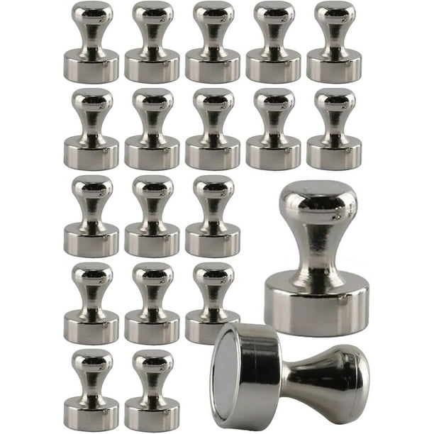 Super Strong Neodymium Push Pin Magnets - Refrigerator, Whiteboard ...