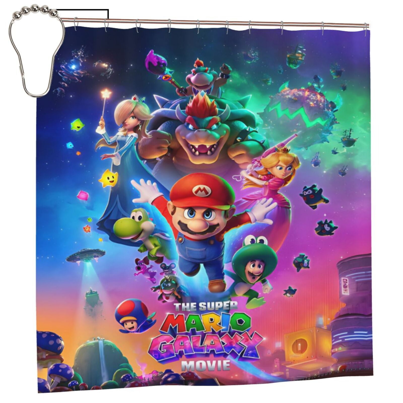 Click here for Luckume Galaxy Movie Shower Curtain Bathroom Decor... prices