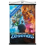 Minecraft: Legends - Key Art Wall Poster with Magnetic Frame, 22.375" x ...