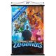 Minecraft: Legends - Key Art Wall Poster with Magnetic Frame, 22.375" x ...