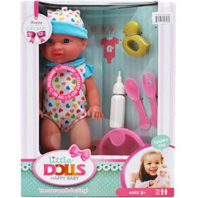 12" Soft Baby Doll with Sound and Accessories Set Case Pack 12 ...