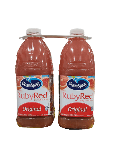 Ocean Spray Ruby Red Grapefruit Juice - 96oz, Pack of 2 - Walmart.com
