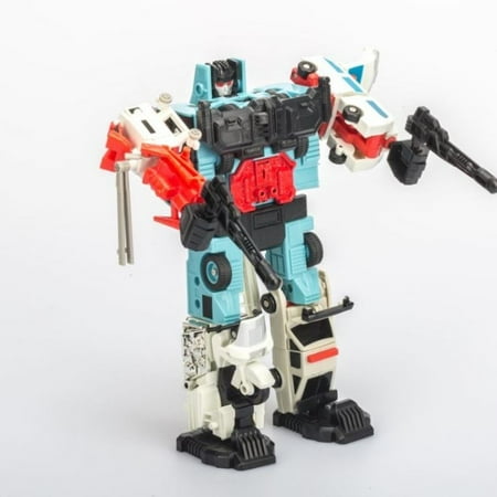 80s Old Fashion Version Kid Toy Collectible Vehicle Combiner Robot ...