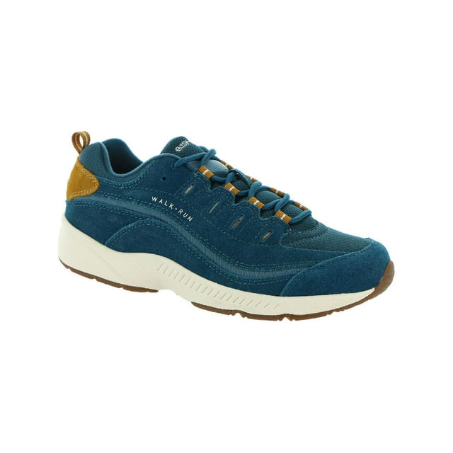 Easy Spirit Womens Romy Suede Workout Running Shoes Blue 9 Extra Wide ...