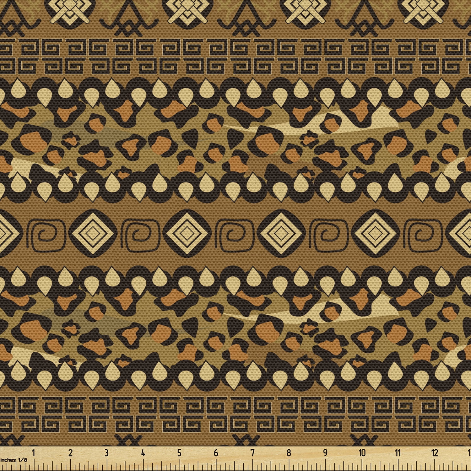 Zambia Sofa Upholstery Fabric by the Yard, Wild Tropical Animal ...