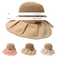 Baseball Cap Hats for Women Vertical Pearl Knit Fresh Casual Hat ...
