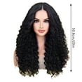 Frontal Wigs Hair Straight Long Hair Lace Frontal Closure Braid Wigs For Women Long Wig With