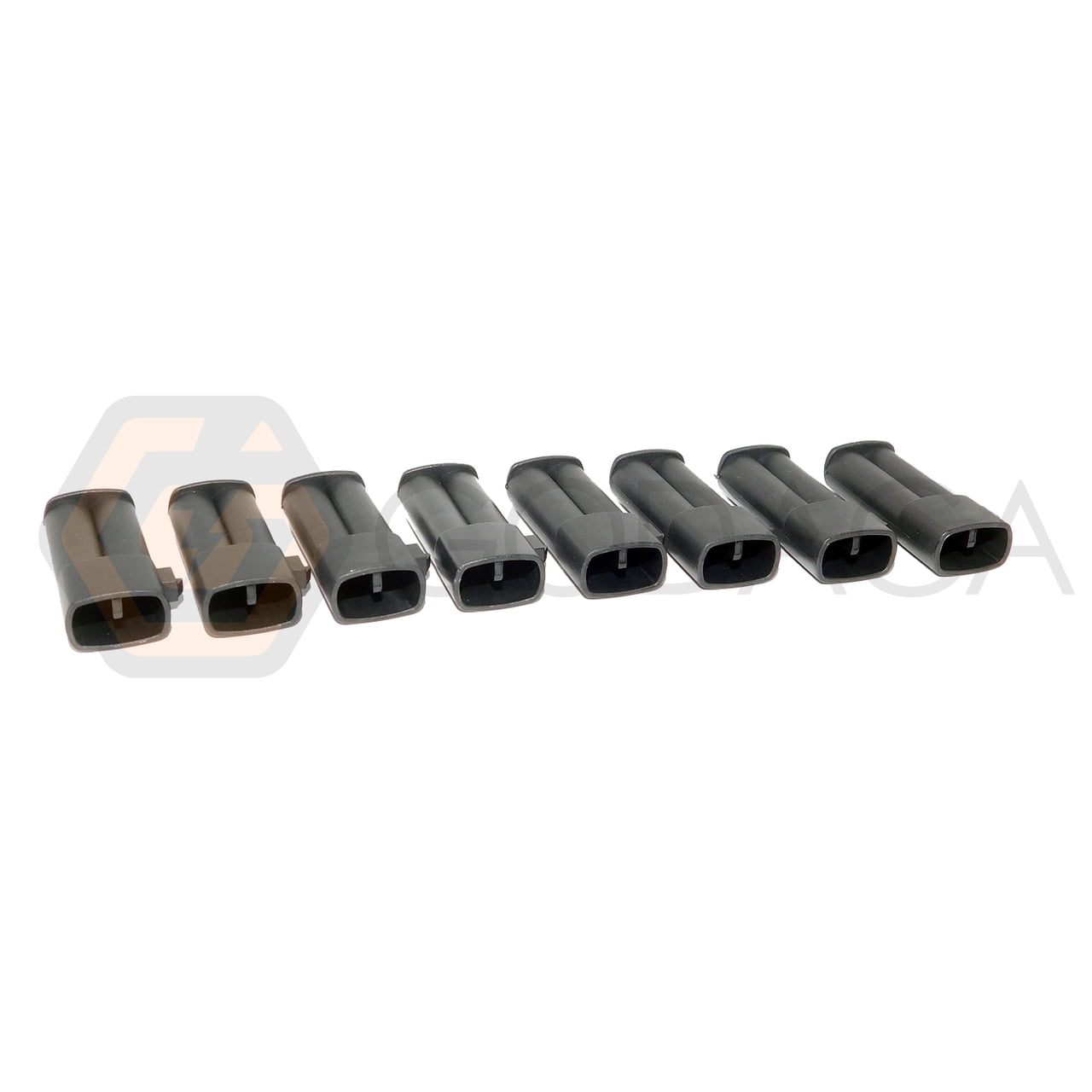 8x Male Connector 2-way for Ignition Coil injector 90980-11246 w/out ...