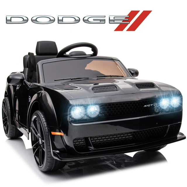uhomepro 12 V Electric Ride on Car Licensed Dodge Challenger SRT ...