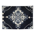 BCIIG Blue White Pattern Rococo Tapestry Wall Hanging Home Decor ...