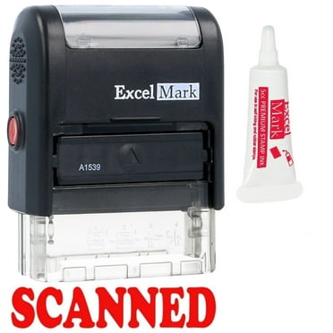 ORIGINAL Self Inking Rubber Stamp - Red Ink (42A1539WEB-R) - Walmart.com