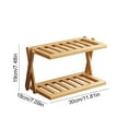 Bamboo Shoe Rack, Wood Cup Mug Holder, Small Rack Perfect for Corridors ...