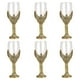 Design Toscano Goddess Isis Sculptural Wine Goblet: Set of Six ...