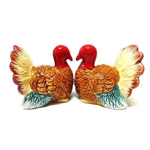 Turkey Magnetic Ceramic Salt & Pepper Shakers - Walmart.com
