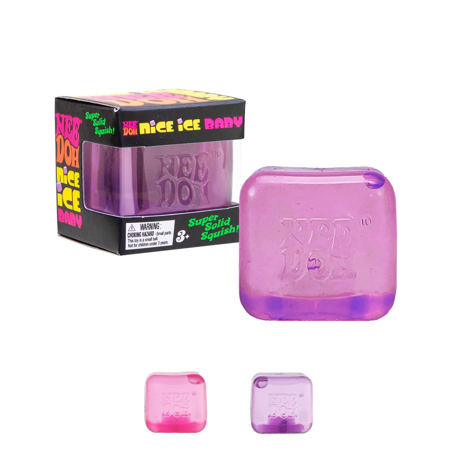 Needoh Nice Cube Sensory Toy with a Super Solid Squish - Always Returns ...