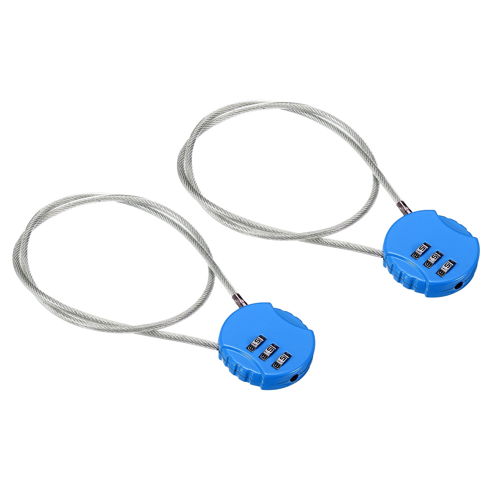 Uxcell Small Combination Lock 19.6 Inch, 2 Pack 3 Digit Padlock for ...
