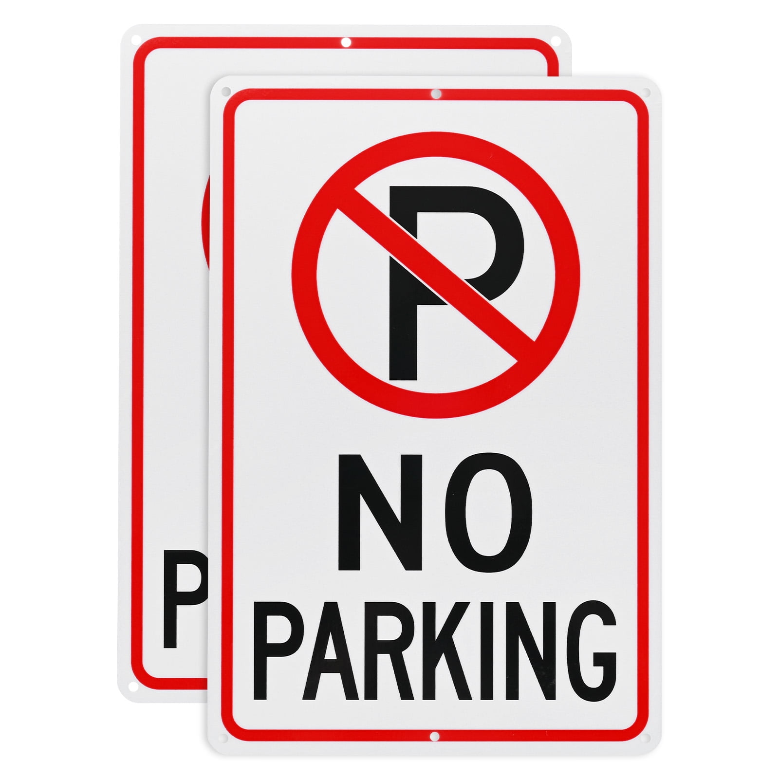 Letrero de NO ESTACIONAR Uxcell con P 14x10 Pulgadas Señales de ...