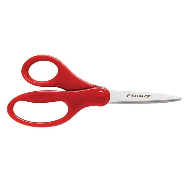 Fiskars 7 Inch Student Scissors, Red - Walmart.com - Walmart.com