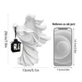 Faceless Ghost Sculpture, Halloween Ghoul Resin Decor, Home Accents ...