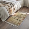 Bathroom Rug 2'x 3', Autumn Branch Trees Woven Cotton Washable Rug with ...