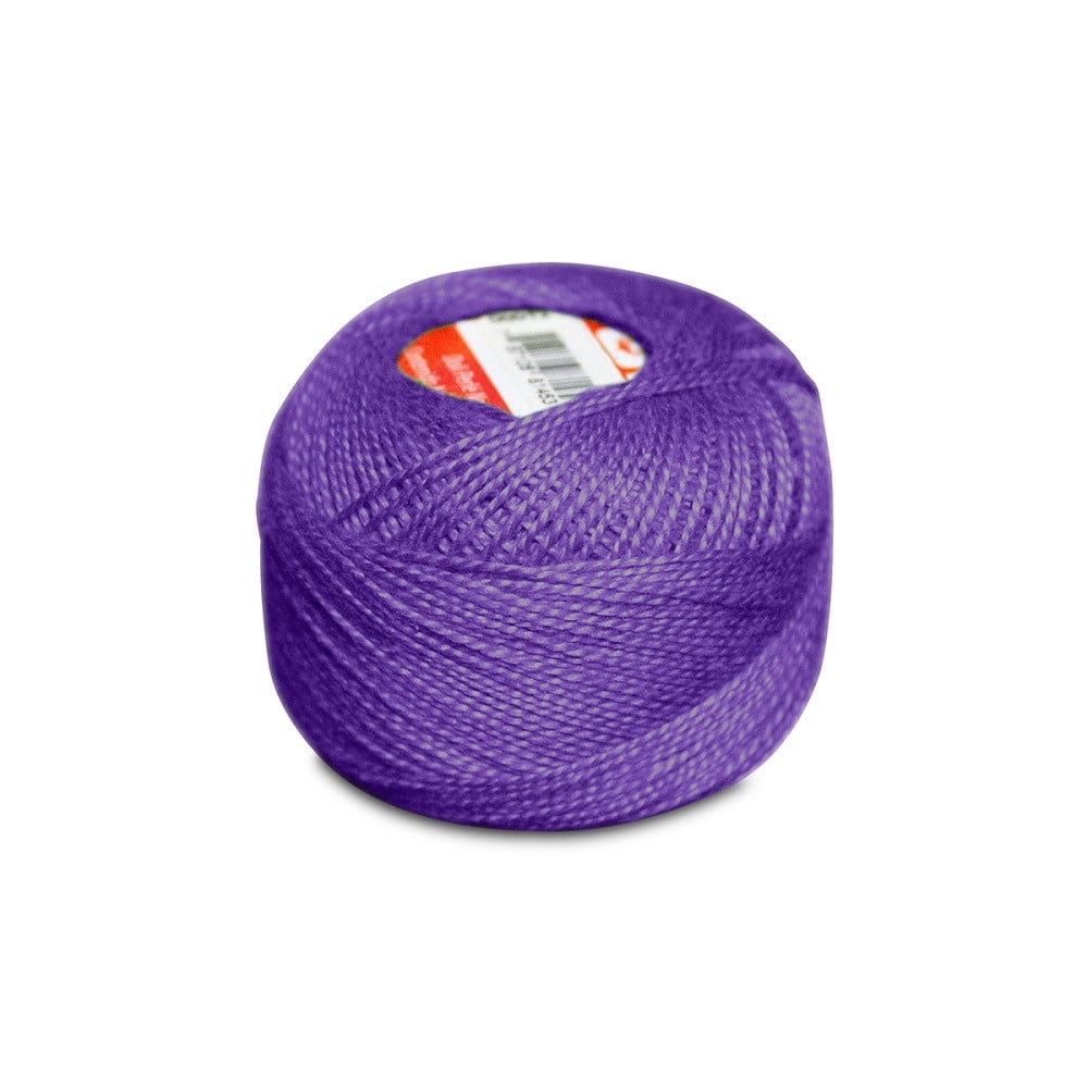 Caja 10 Ovillos Hilo Bordar Morado Algodón Doli Perlé Coats Doli Perlé ...