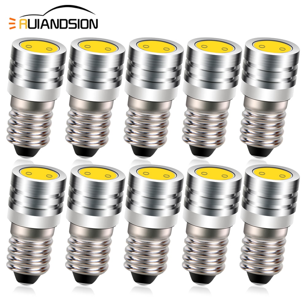Ruiandsion E10 Warm LED Light Bulb Flashlight Bulb Outdoor Light ...