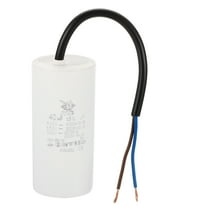 Uxcell 50uF CBB60 Running Capacitor, Run Capacitor with 2 Wires, AC ...
