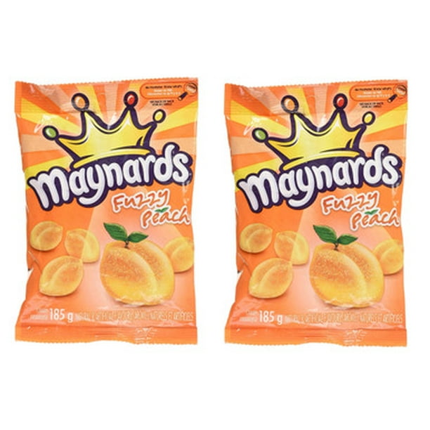 Maynards Fuzzy Peach Candy, 185g, 2ct, {Imported from Canada} - Walmart.com