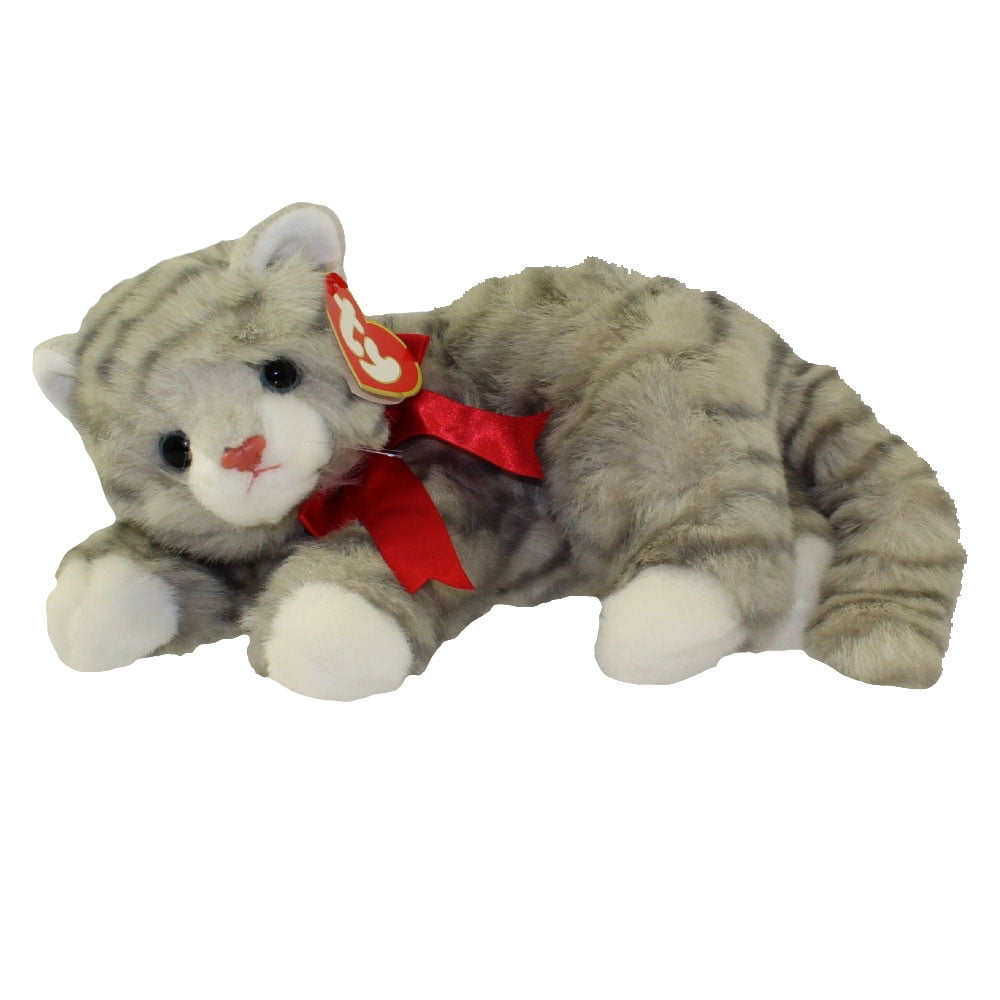 TY Classic Plush - AL E. KAT the Cat (Large Tag - Gray) - Walmart.com ...