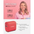 Powertek Liquipel USB A/ USB C Dual Port Charger - Walmart.com