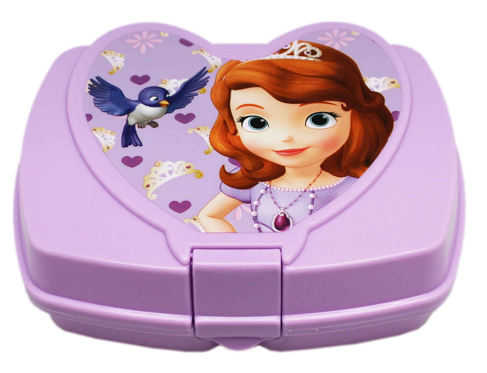 Disney's Sofia the First Snap Lock Plastic Sandwich Box - Walmart.com