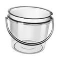 Water Bucket with Lid Water Storage Bucket Transparent Bathing ...