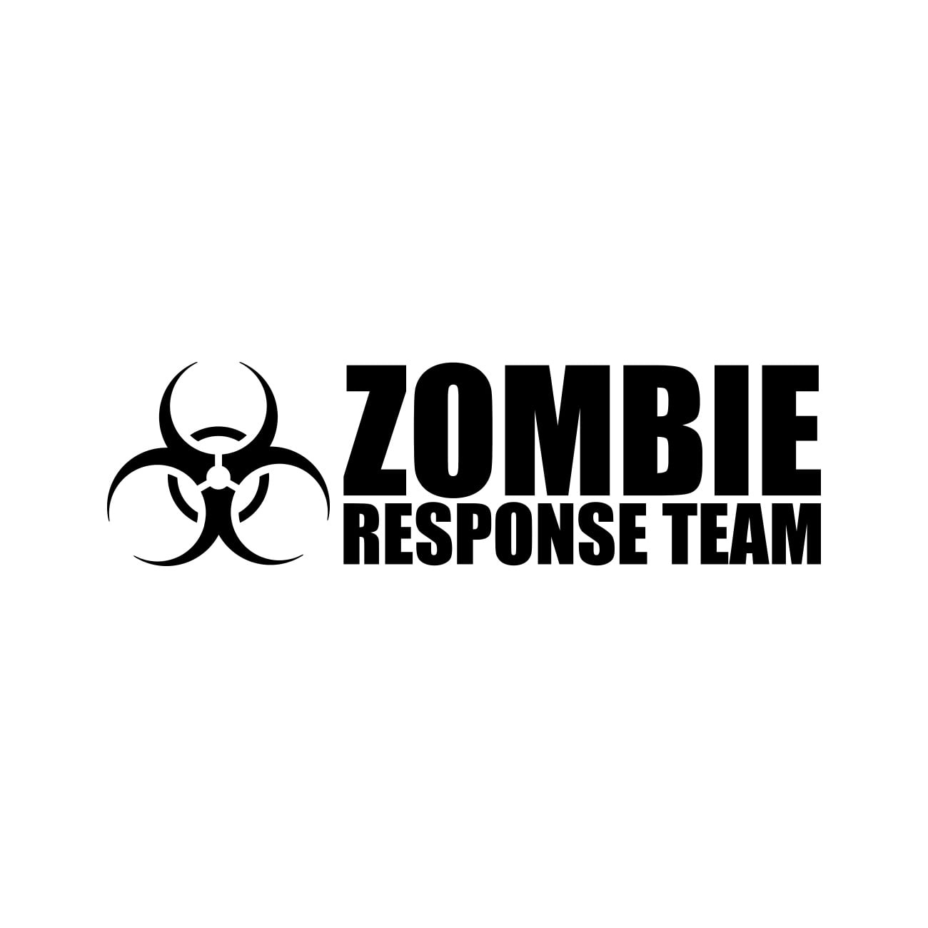 Zombie Response Team Sticker Decal Die Cut - Self Adhesive Vinyl ...