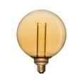 Next Glow LED Light Bulb 3.5W 2,000K Amber G40 Globe Light Bulbs, Dimmable E26 Base - Walmart.com
