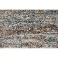 Granada Ezra Ivory Blue Orange and Rust Olefin Shag Area Rug - Walmart.com