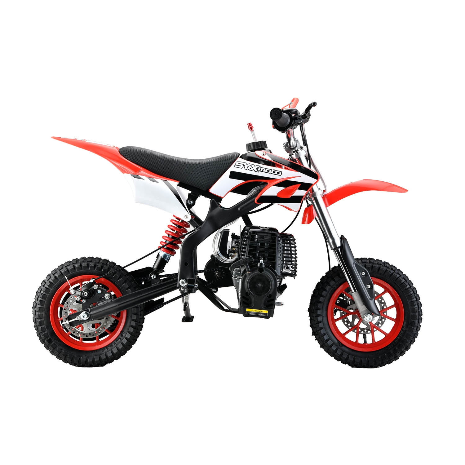 SYX MOTO MT-2 Gas Power 40cc 4 Stroke Kids Dirt Bike, Pull Start, Red ...