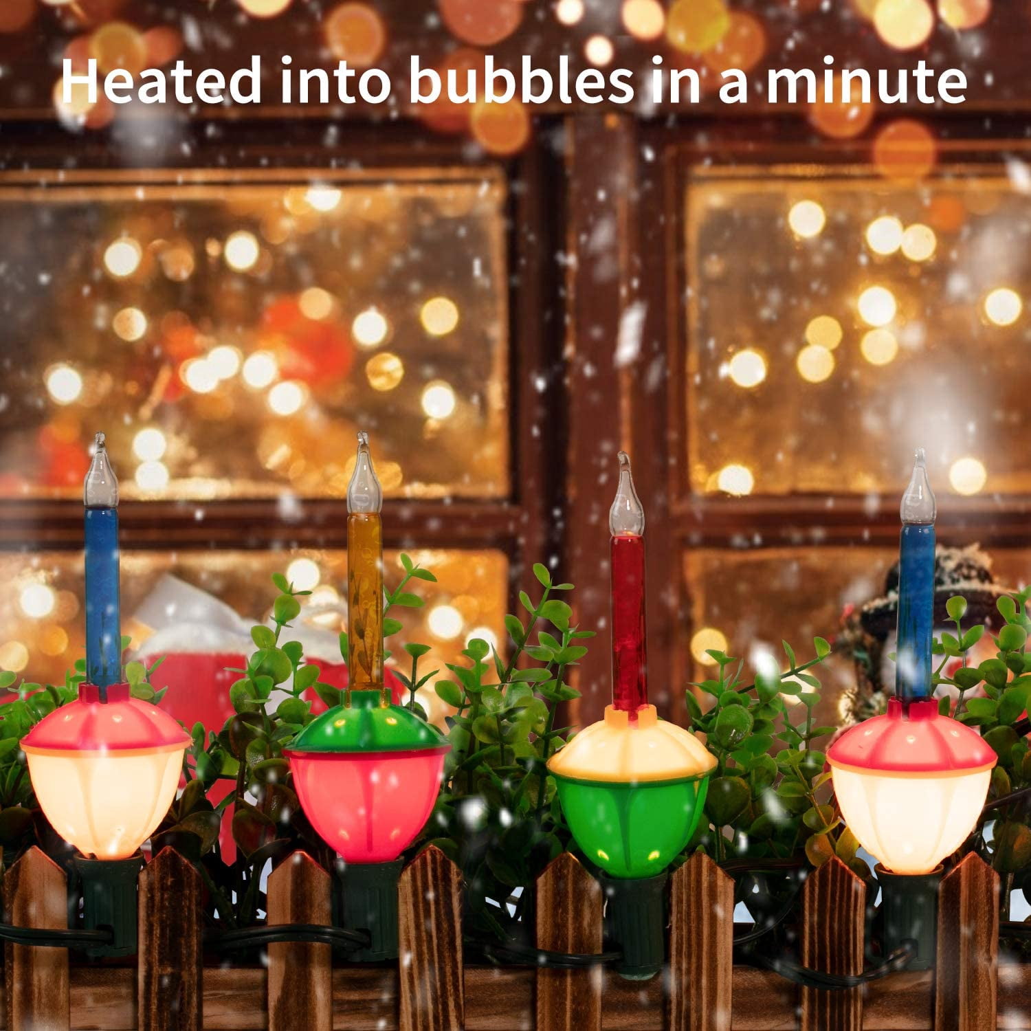 Bubble Christmas Lights At Walmart Brightown Multicolor Vintage Bubble