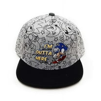 SEGA Sonic The Hedgehog Baseball Hat - Featuring Sonic, Tails, and Knuckles - Official Curved ...