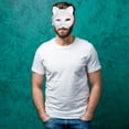 SDFGTstore 6Pcs Paintable Cats Face with Trim Net Cloth Adhesive Fabric ...