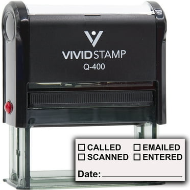 Vivid Stamp Paid In Full Self-Inking Office Rubber Stamp (Blue) - Large ...
