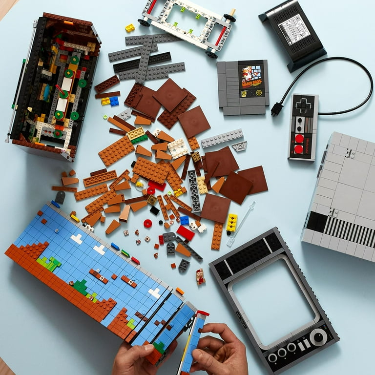 LEGO Super Mario Nintendo Entertainment System 71374 Gameplay Building Set Model Kits for Adults to Build DIY Creative Activity Collectible Gift