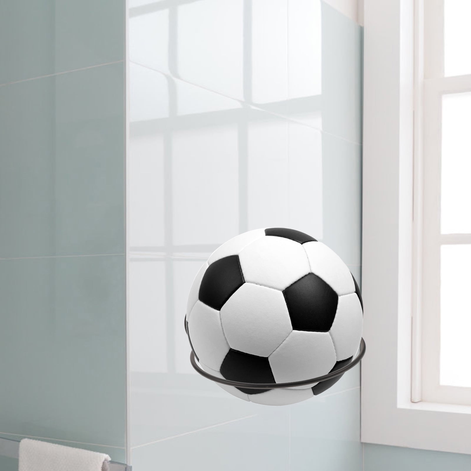 Click here for Phenofice Basketball Stand Display Wall Mounted Bl... prices