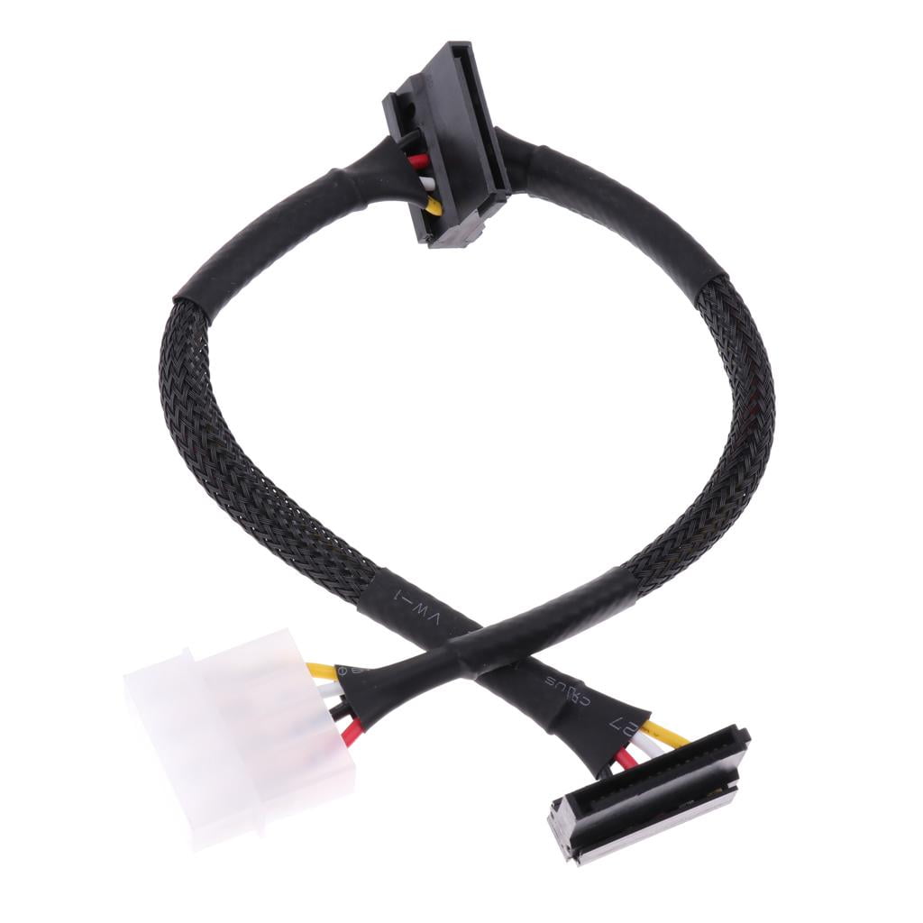 4-Pin Male To Pin II Female With 90 Cable Black 61cm - Walmart.com