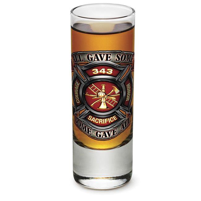 Erazor Bits FF2100-S2oz-096 2 oz Shot Glasses Firefighter Gifts for Men ...